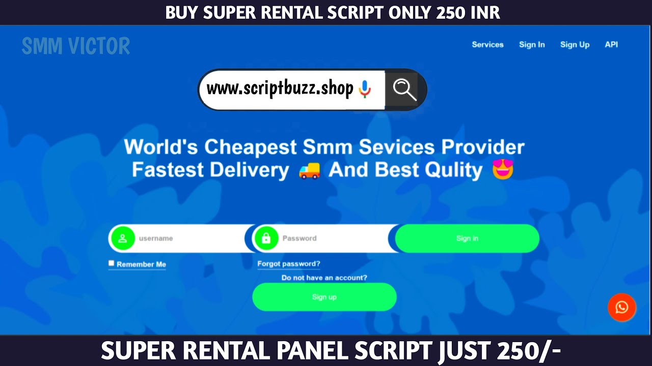 Super Rental Smm Panel Script | Best SMM Panel Script 2023 | Earn $500 per month - Smm Panel ...