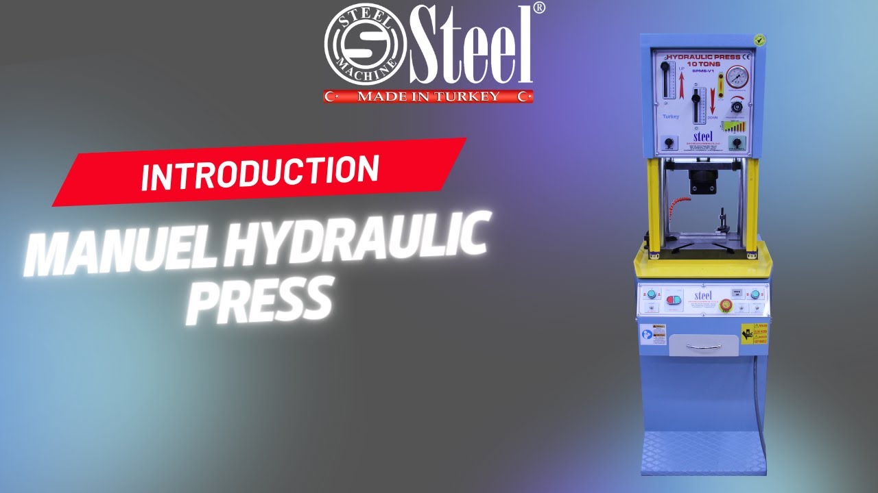 MANUEL HYDRAULIC PRESS INTRODUCTION / MANUEL PRES TANITIMI - YouTube