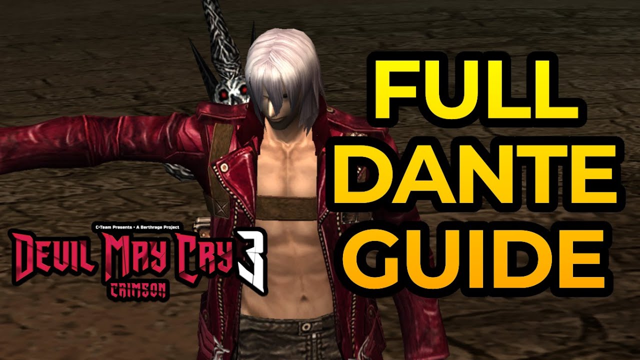 A Full Guide to Dante in DMC3 Crimson - YouTube