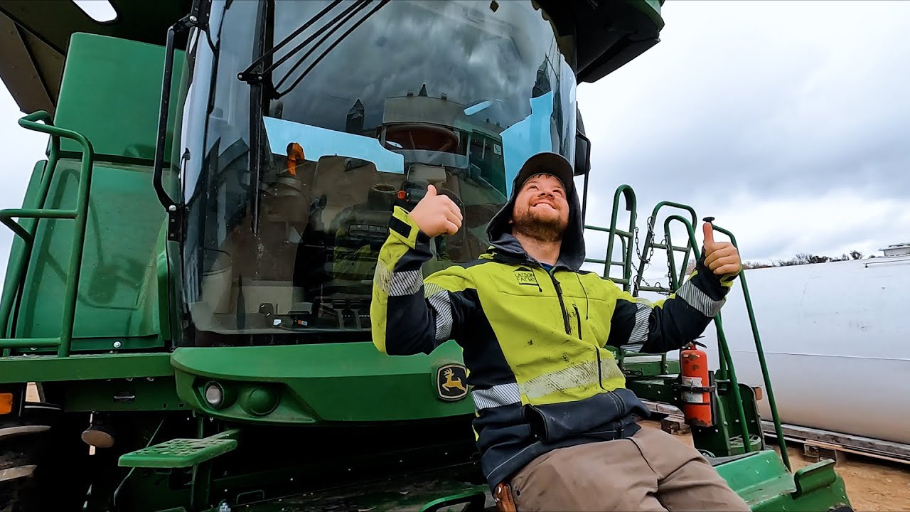 Brody’s New Combine Is Here!! #35 | Larson Farms | The Content Farm