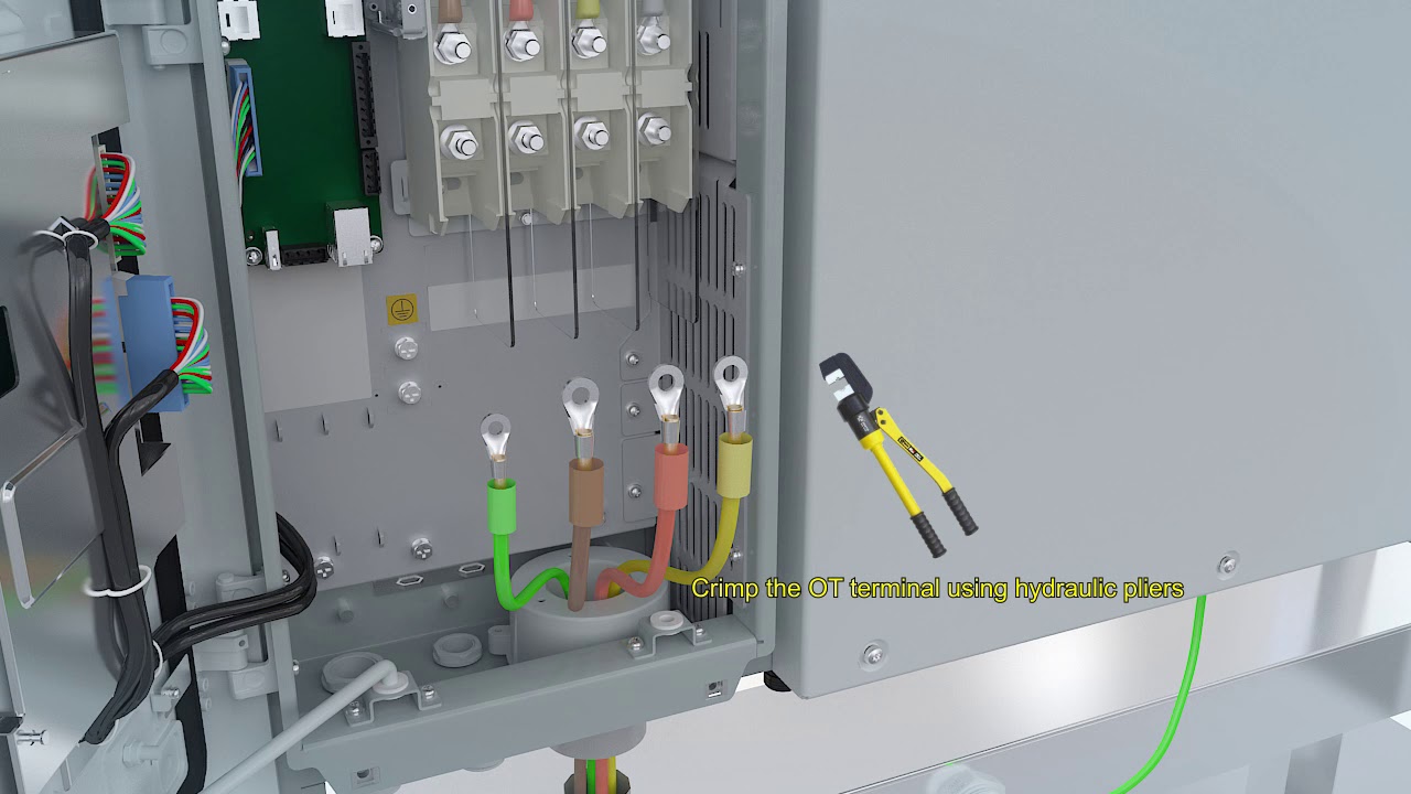 Huawei SUN2000-(33KTL, 36KTL, 40KTL)-US Install 05: Installing the AC ...