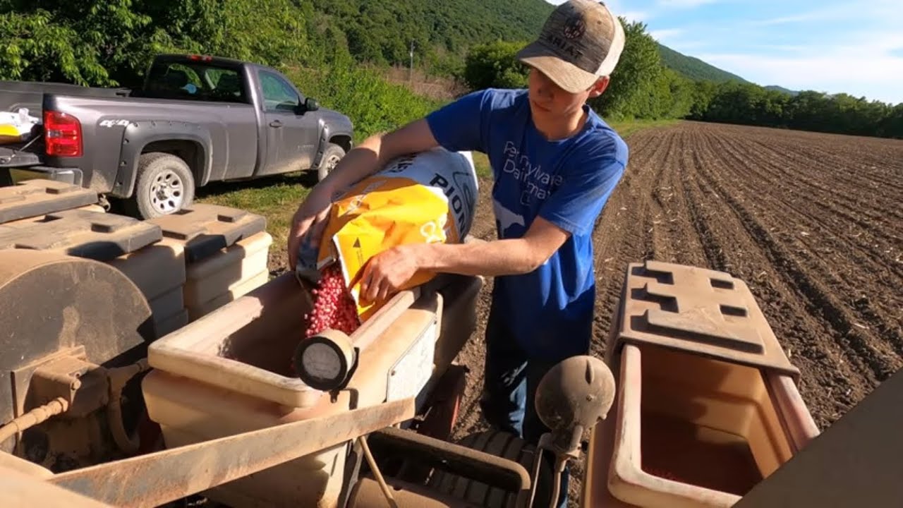 Planting Corn & Tillage on the Flat - YouTube