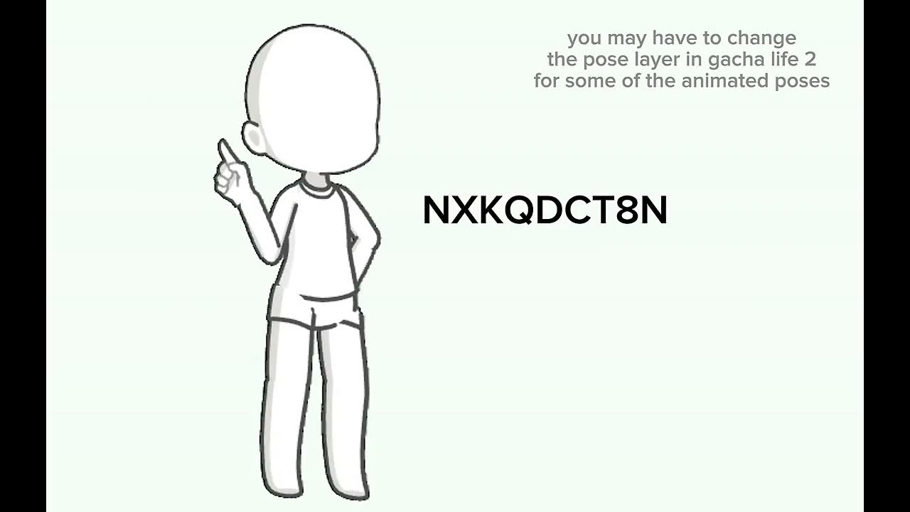 Free GL2 animated poses/ Gacha Life 2 (lazy) - YouTube
