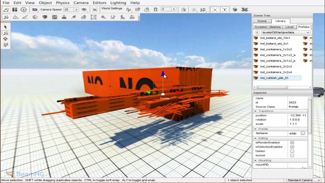 Tutorial - How to add objects in BeamNG - YouTube