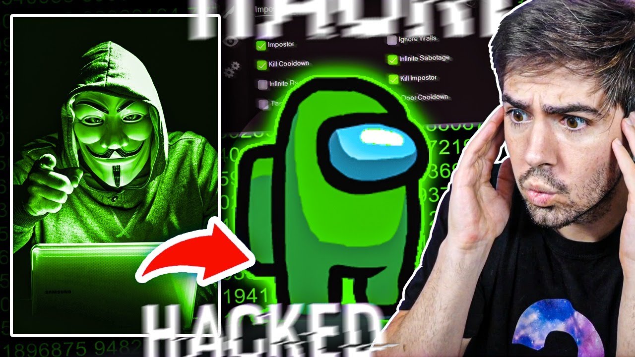 ENFRENTAMOS UM HACKER NO AMONG US! - YouTube