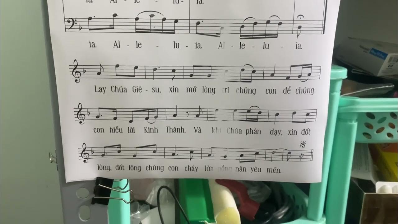 Alleluia Chúa Nhật 3A Phục Sinh _ Xuân Hoàng - YouTube