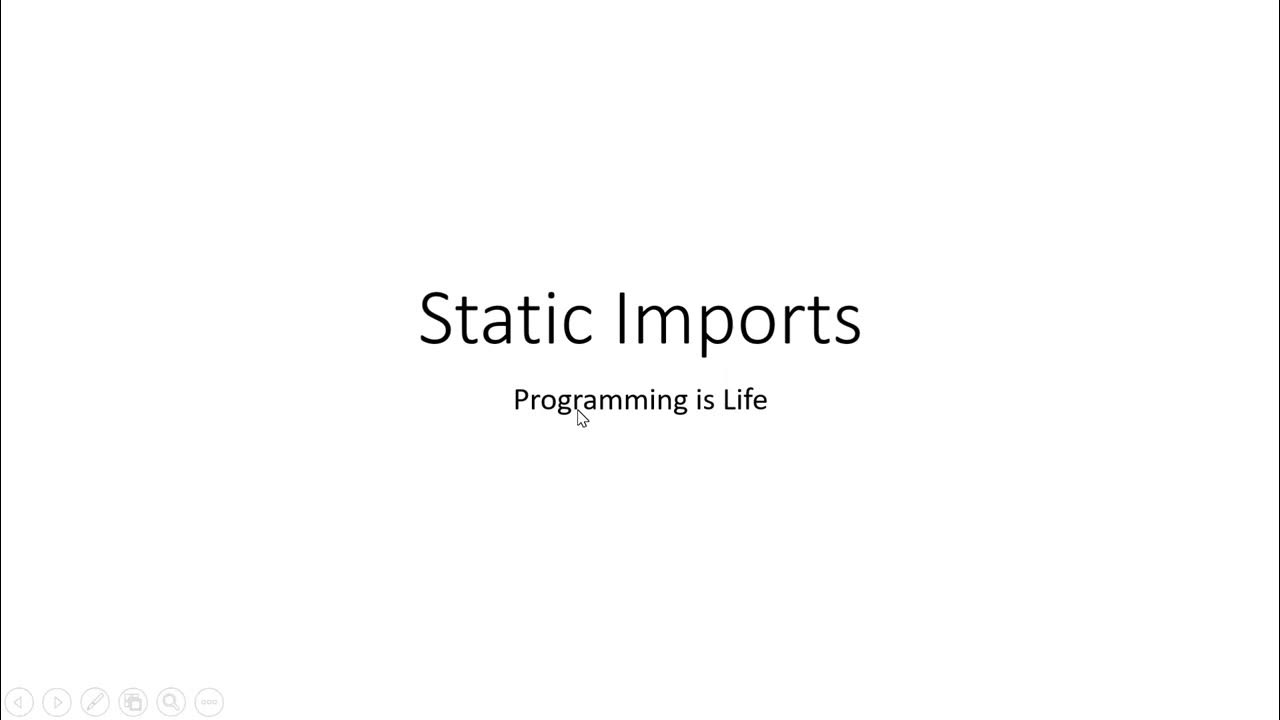 Static Imports in JAVA - YouTube