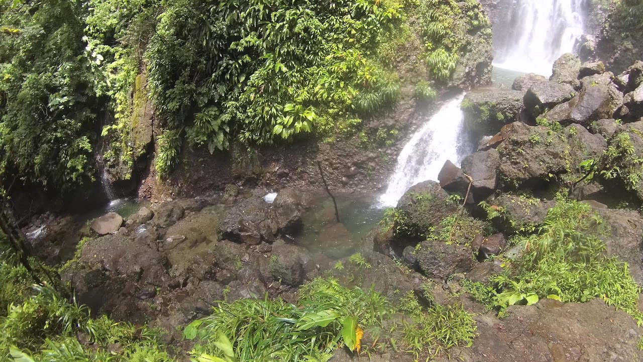 Middleham Falls, Dominica - YouTube