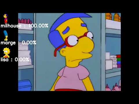 Simpson character recognition using Convolutional Neural Network - YouTube