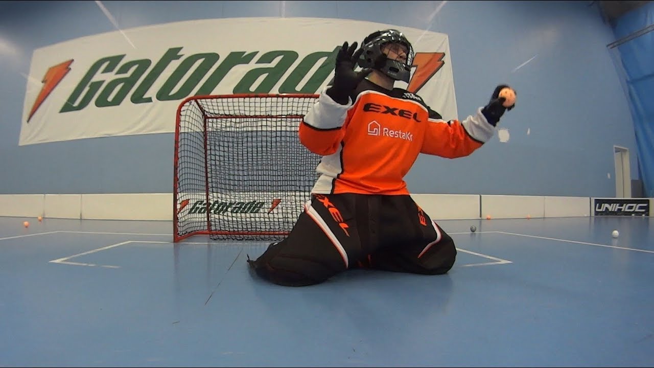 Old Dog Learning New Tricks - Floorball Goaltending Technique - YouTube