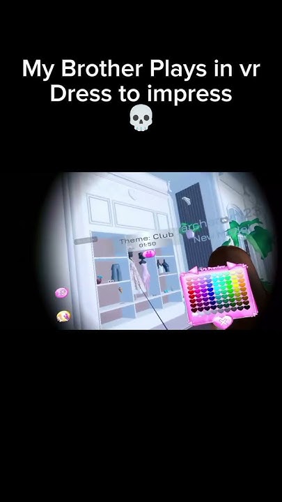 My Brother Plays In Vr Dress To Impress 💀shorts Dresstoimpress Youtube