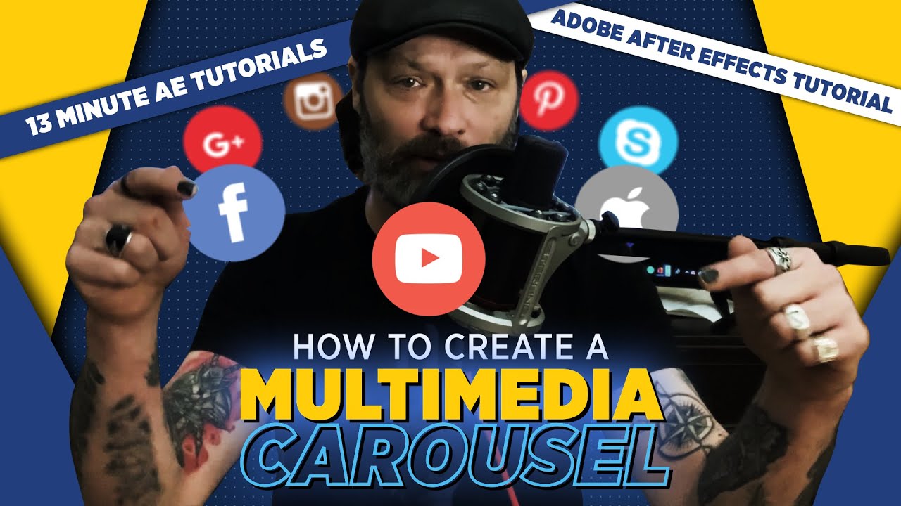 Create a Multi-Media CAROUSEL in After Effects | Tutorial - YouTube