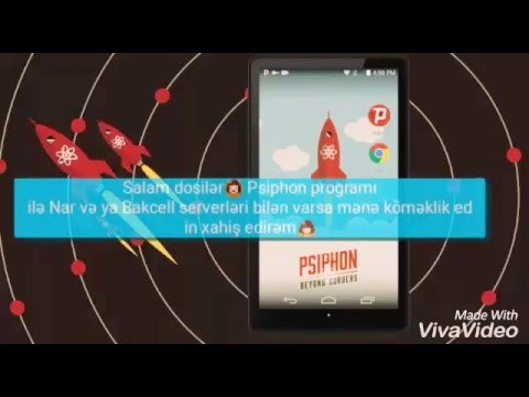 Psiphon Bakcell və ya Nar bilənlər kömək edin🙇