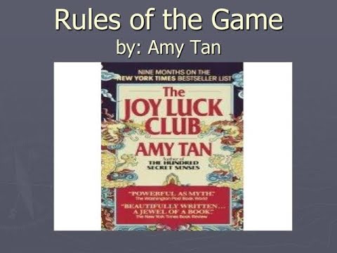 Rules of the Game||Amy Tan||Analysis - YouTube