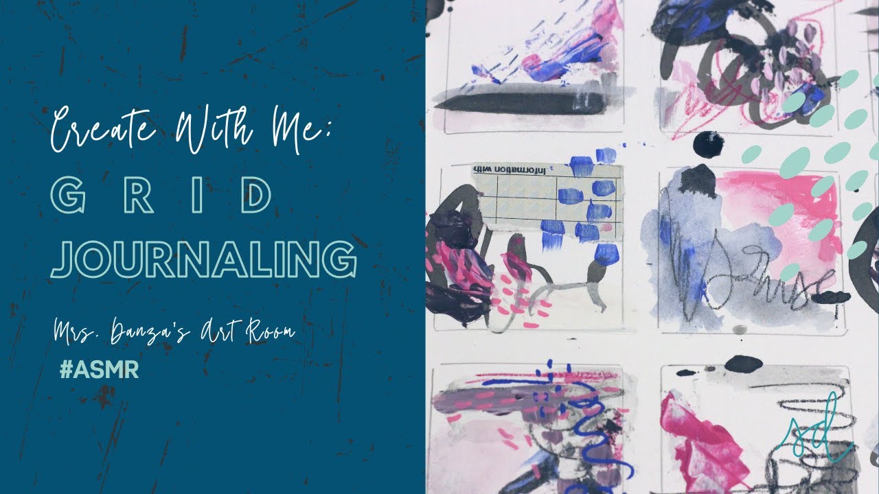 Create With Me || Grid Journaling || Sketchbook Play - YouTube
