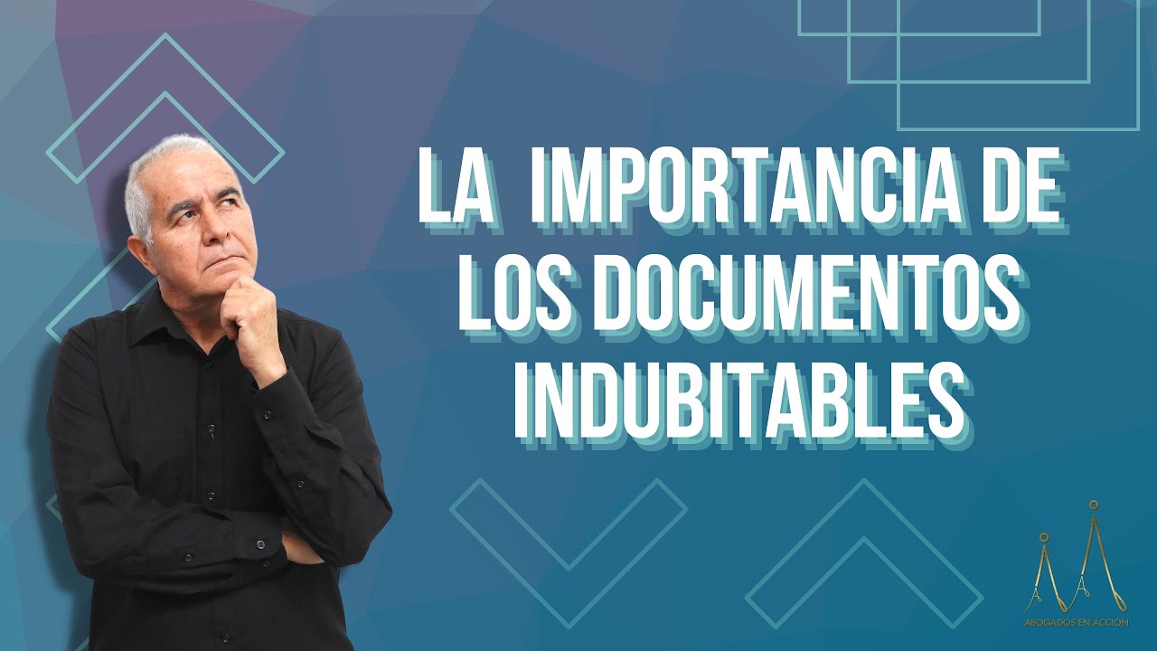 Documentos dubitables e indubitables - YouTube