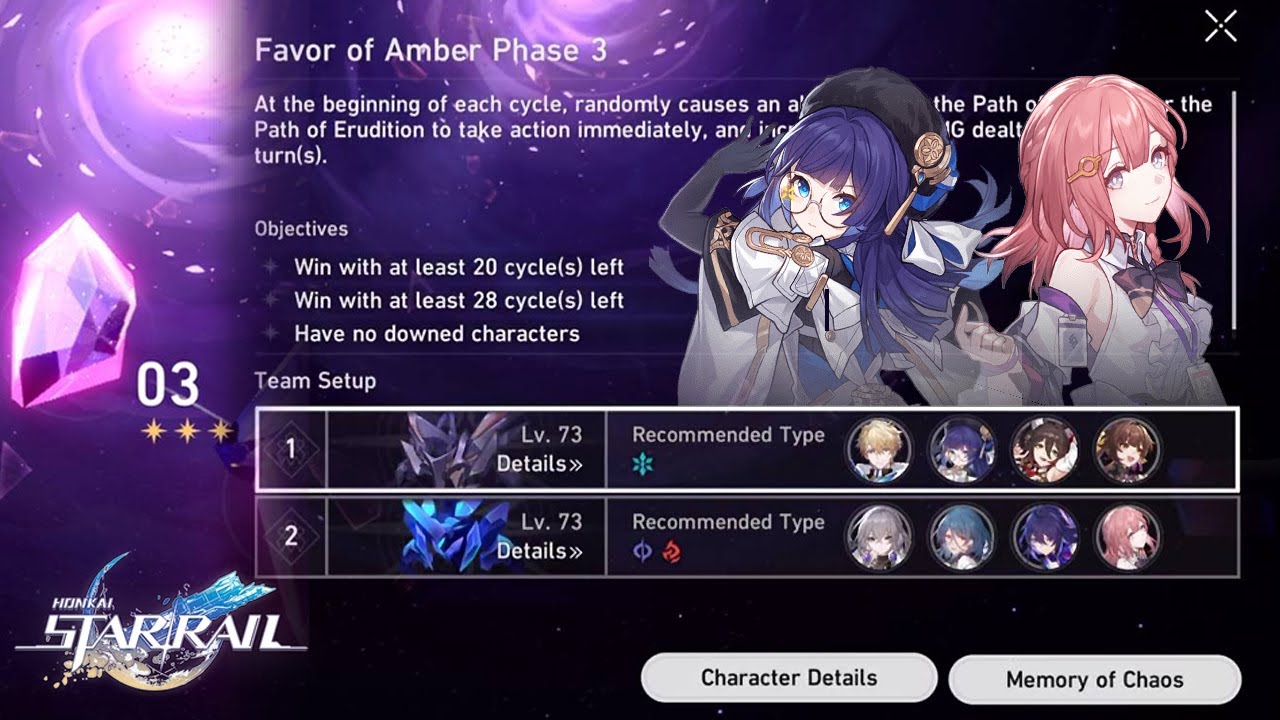 Memory of Chaos 3 FULL STARS with "f2p" build setups - Forgotten Hall ...