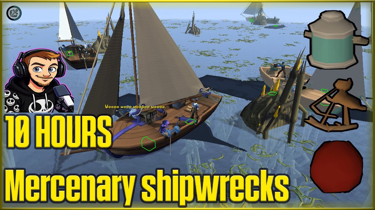 10 Hours of Mercenary Shipwrecks (OSRS) | Full Loot Breakdown - YouTube