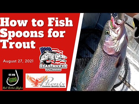 How to Fish Spoons for Trout - YouTube