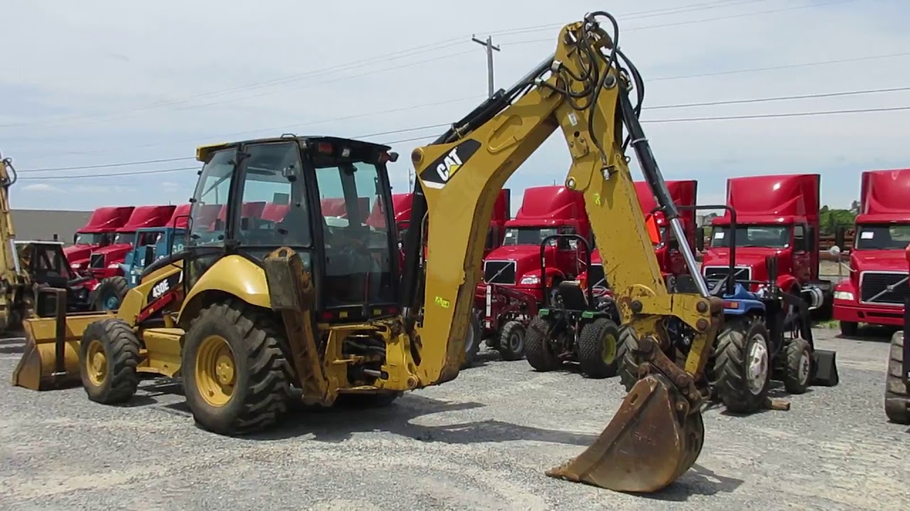 2007 CAT 430 E BACKHOE, STOCK # 44594 - YouTube