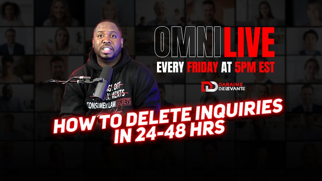 OMNI LIVE: how to delete inquiries in 24-48 hours 🔥 - YouTube