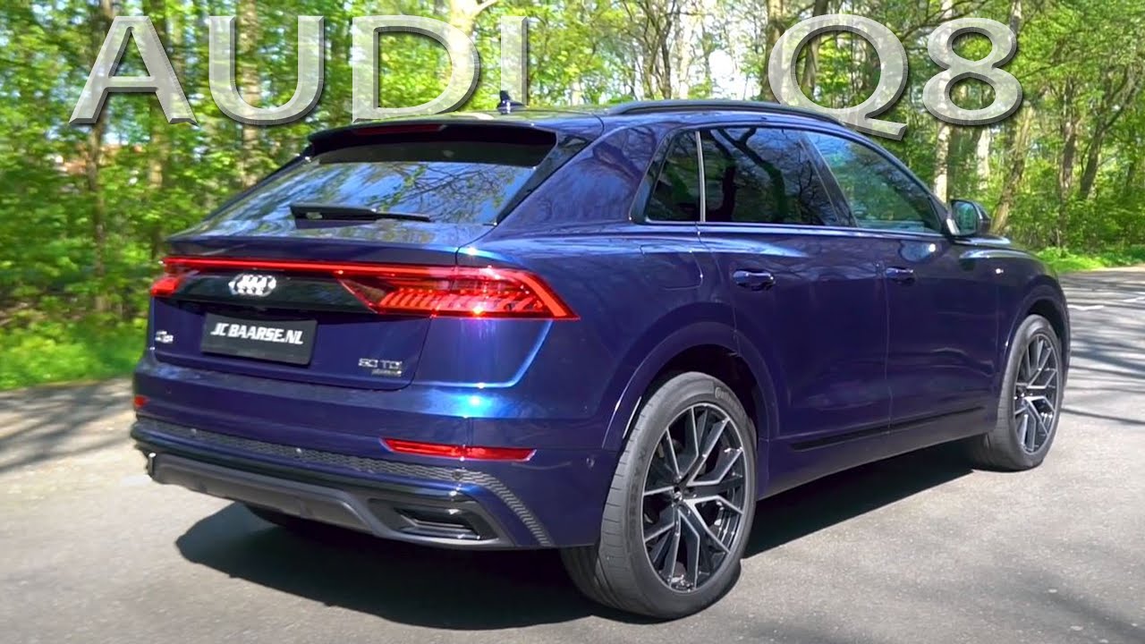 Audi Q8 S-Line Navarra Blue | 286 PK | JC Baarse - YouTube