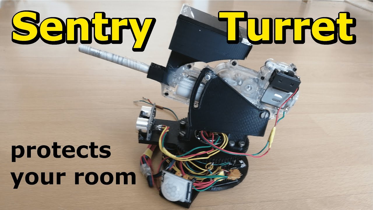 Real Life Sentry Turret, that Protects your Room - YouTube