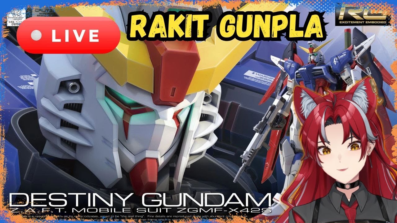 🔥 【 HANDCAM 】Goals penuh ! Kita rakit Gundam ! Destiny Part 3 - # ...