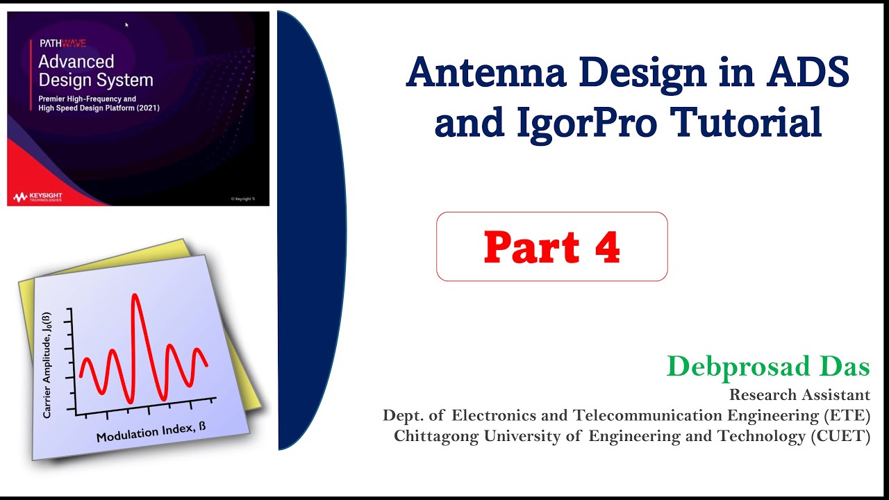 ADS Antenna Design and Igor Pro Tutorial Part 4 (2024) - YouTube