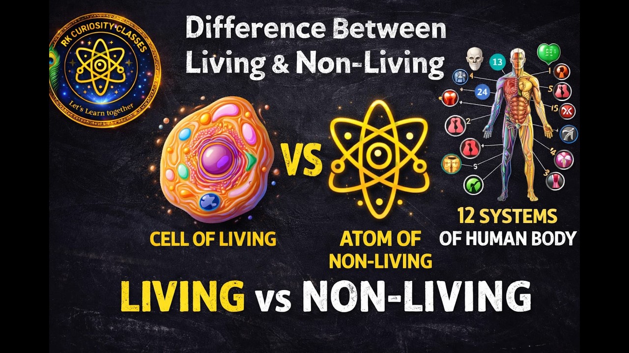 Cell vs Atom | Difference Between Cell and Atom | Biology & Chemistry ...