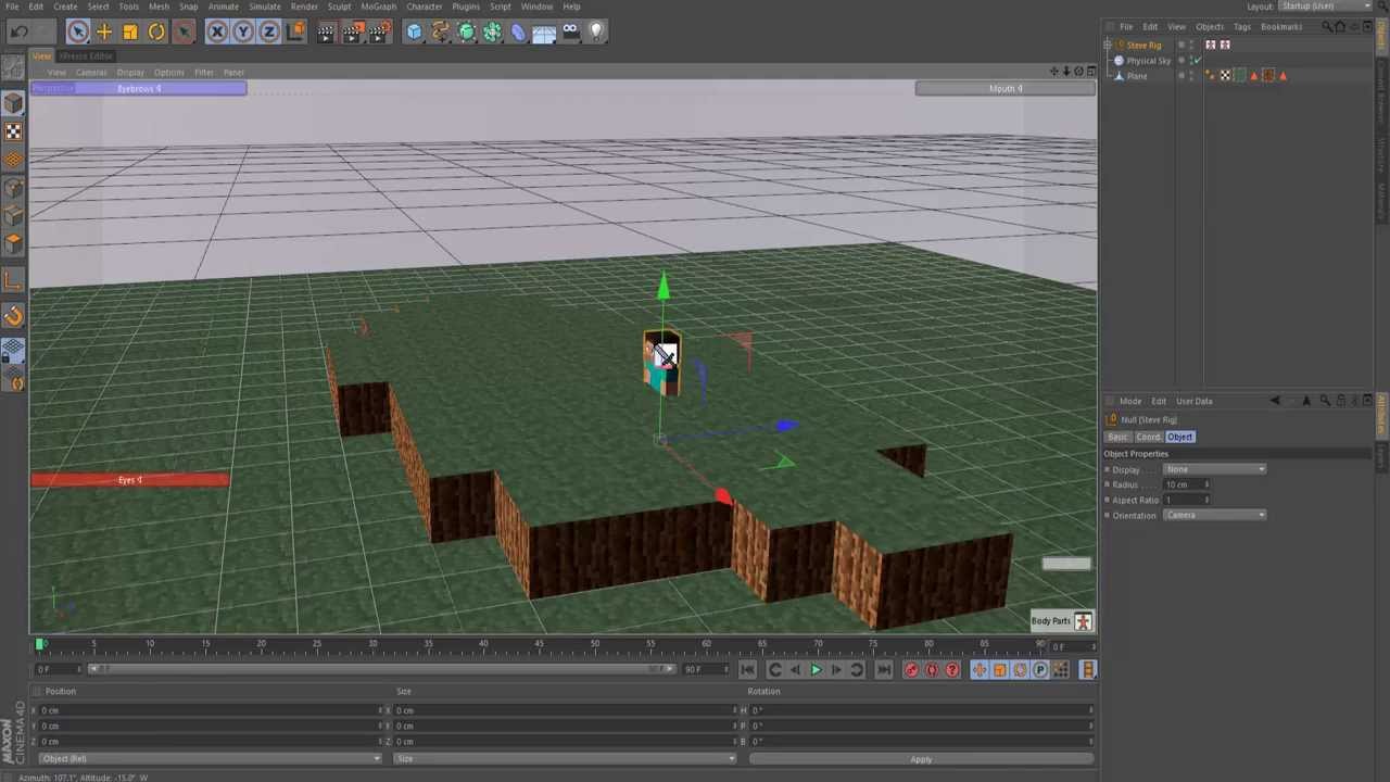Minecraft Animation Tutorial: Building a Terrain & Rendering - YouTube