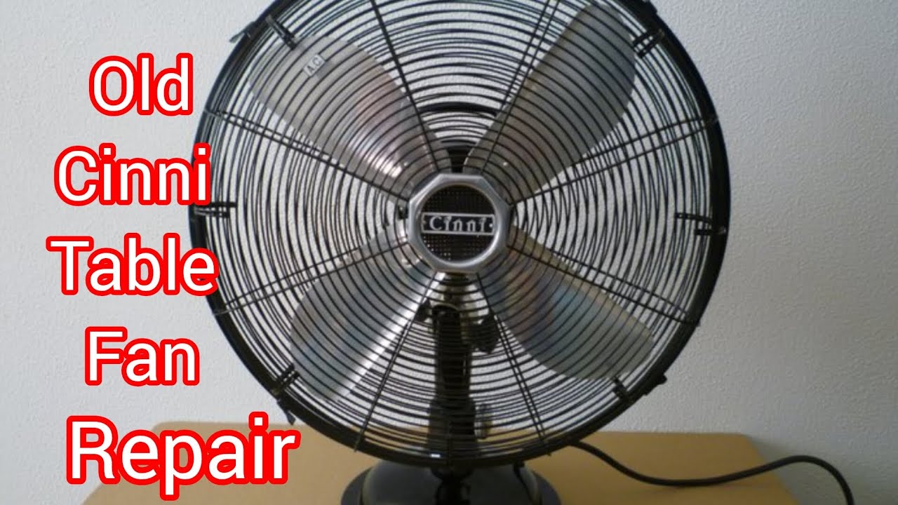 Old Cinni Table Fan Repairing Video - YouTube