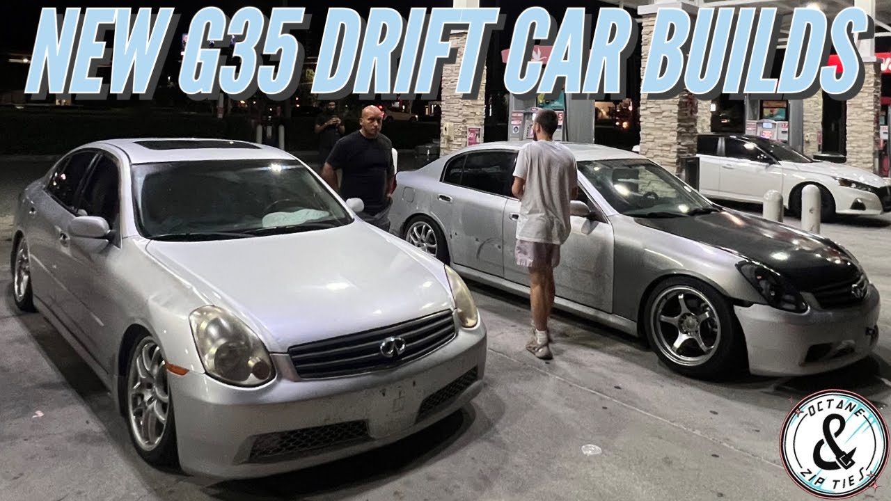 G35 1pc COILOVERS, ANGLE KIT, AND WELDED DIFF INSTALL (+ Street Drifts ...