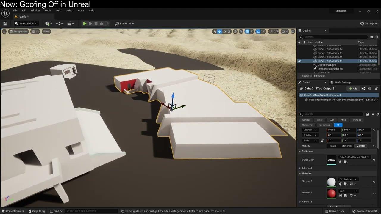 Unreal Cube Grid Tutorial - YouTube