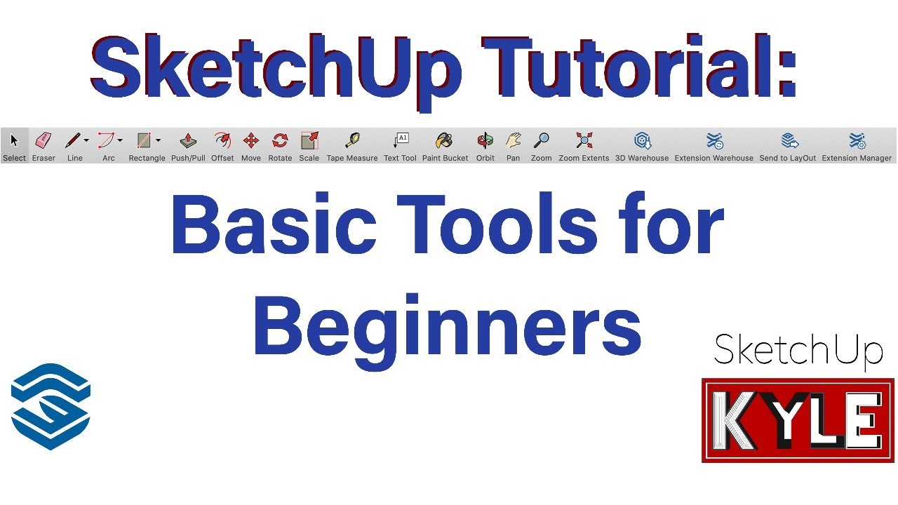 Basic SketchUp Tools for Beginners! - YouTube
