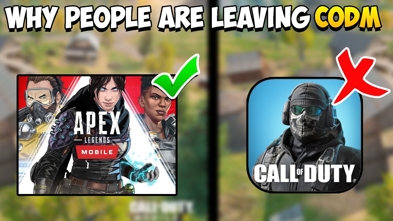 5 Reasons Cod Mobile Losing Players to Apex Legend Mobile? CODM PROBLEM ...