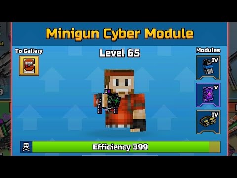 PG3D | Minigun Cyber Module Endless ammo :) - YouTube