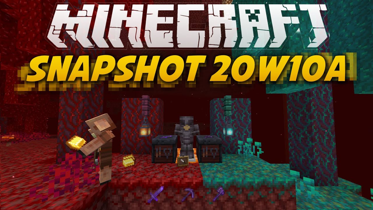 Minecraft 1.16 Snapshot 20w10a | Nether Ambient Sounds! New Blocks ...
