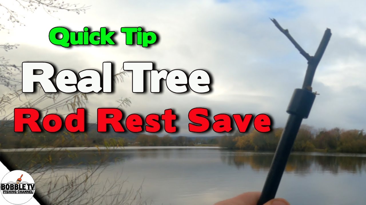 Quick Tip Real Tree Rod Rest - YouTube