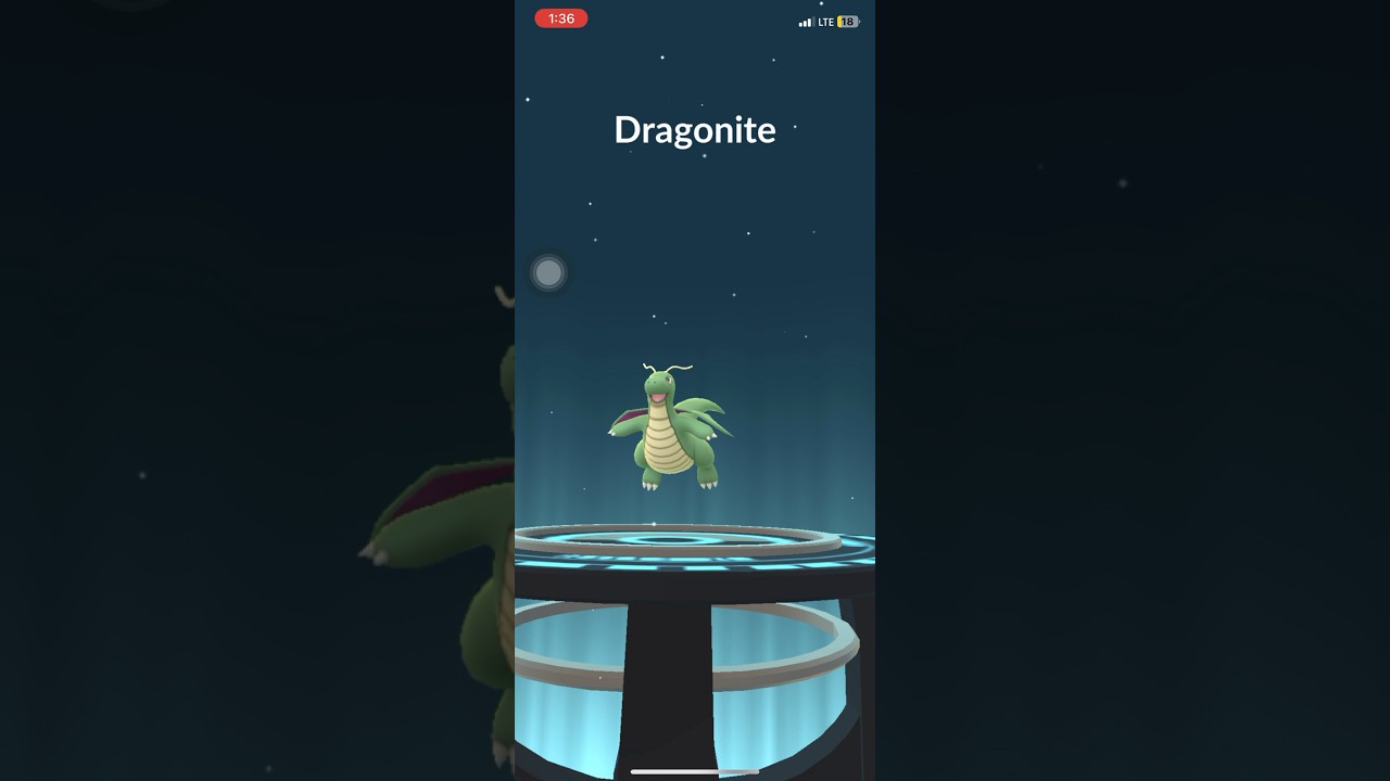 Pokémon GO Shiny Dragonite Evolution - YouTube