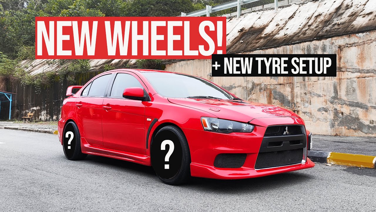 NEW WHEELS FOR MITSUBISHI LANCER GT/PROTON INSPIRA! Perfect FITMENT ...