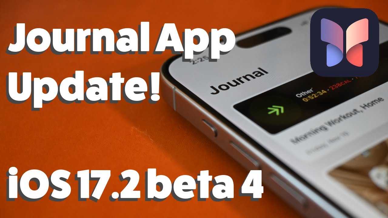Apple Journal App iOS 17.2 Beta 4 Update! - YouTube