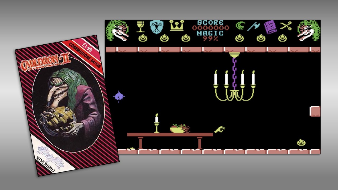 The Silverbird Selection Game Review - Cauldron II (Commodore 64) - YouTube