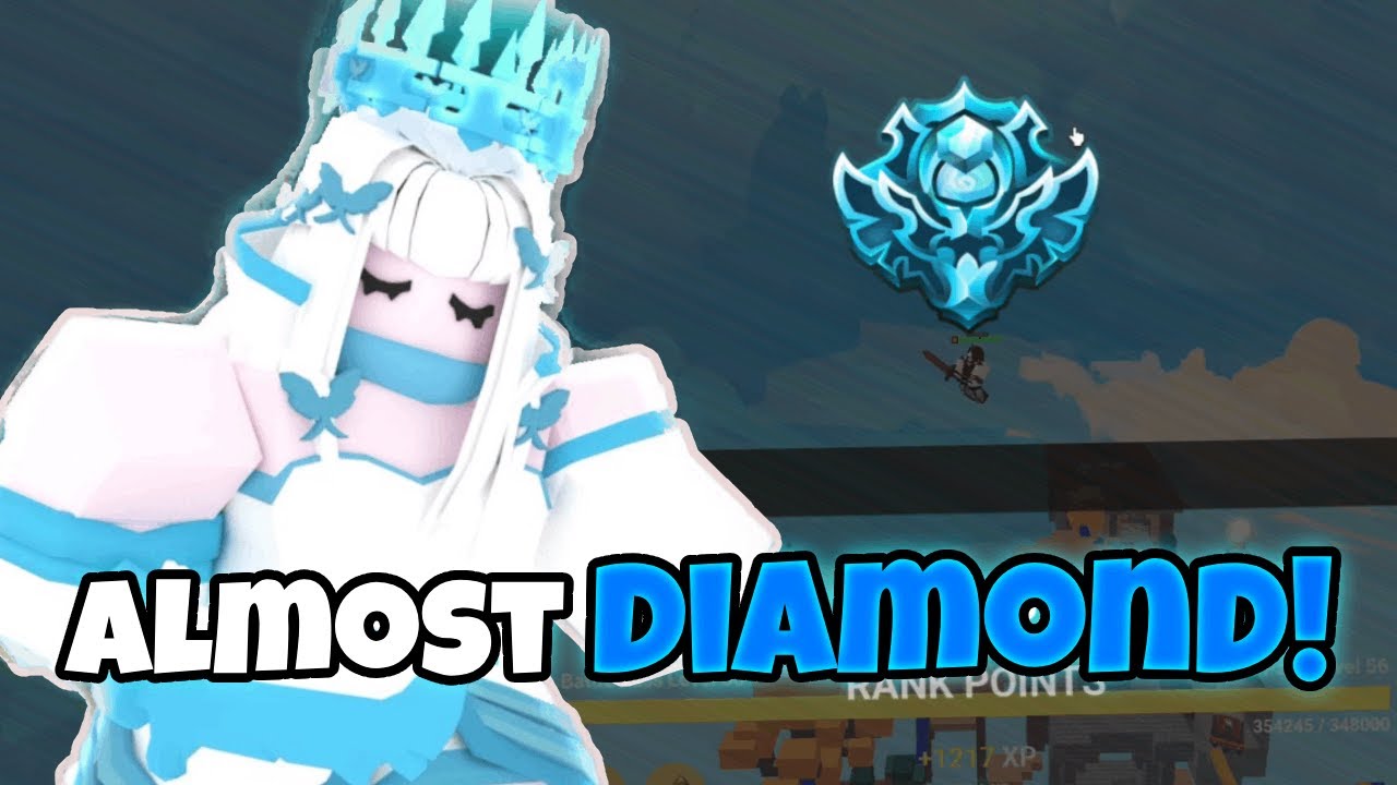 Almost DIAMOND RANK... (Roblox BedWars Rank) - YouTube
