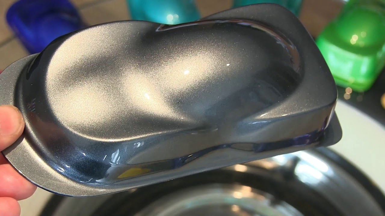 4337 Metallic Blue Silver - YouTube