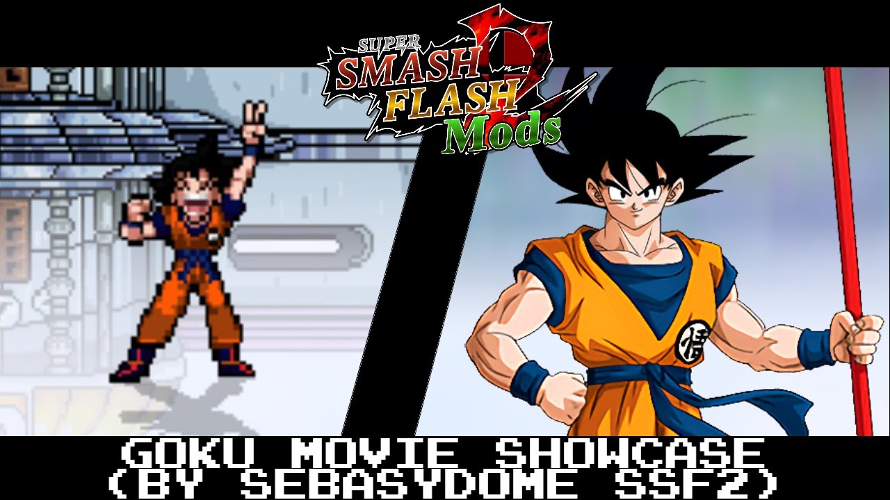 SSF2 Mods: Goku Movie (by sebasydome ssf2) Showcase (READ THE ...