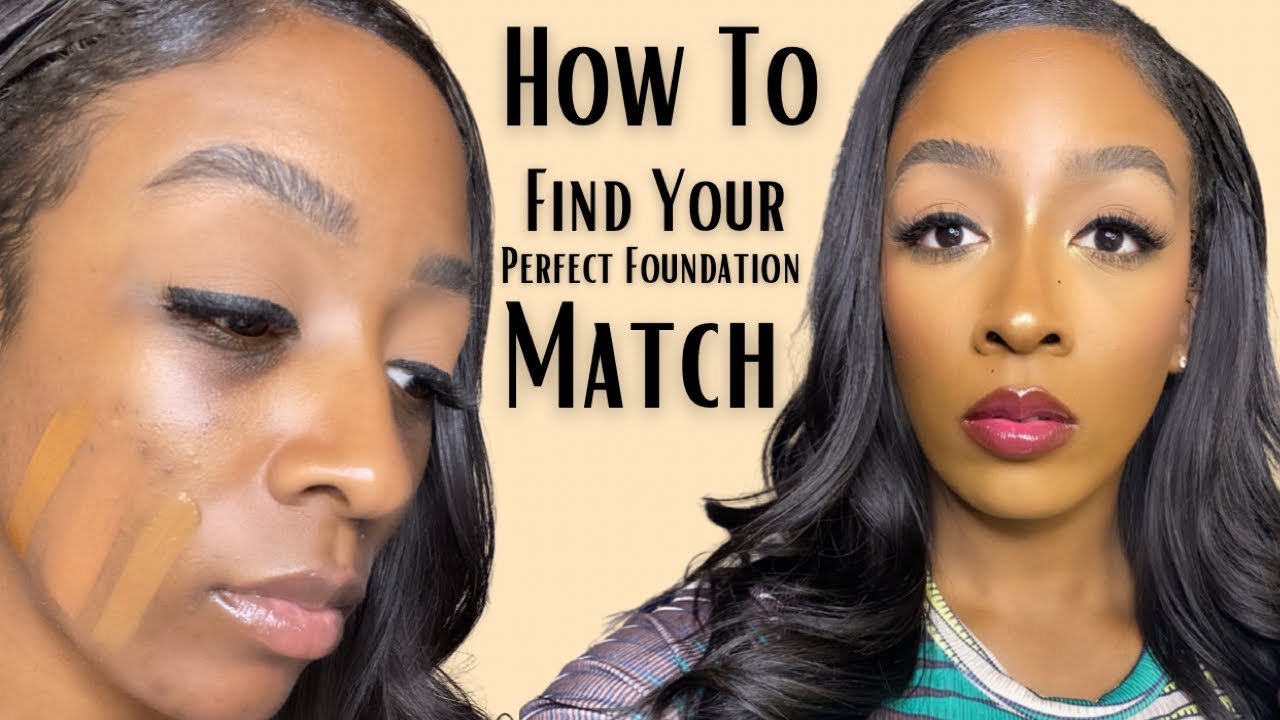 How To Find Your Perfect Foundation Shade For Beginners| Krissy M - YouTube