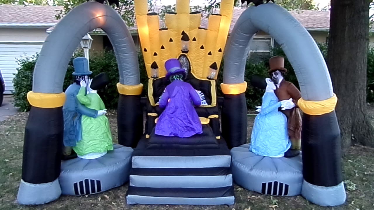 Halloween Inflatable Zombie Organ Player - YouTube