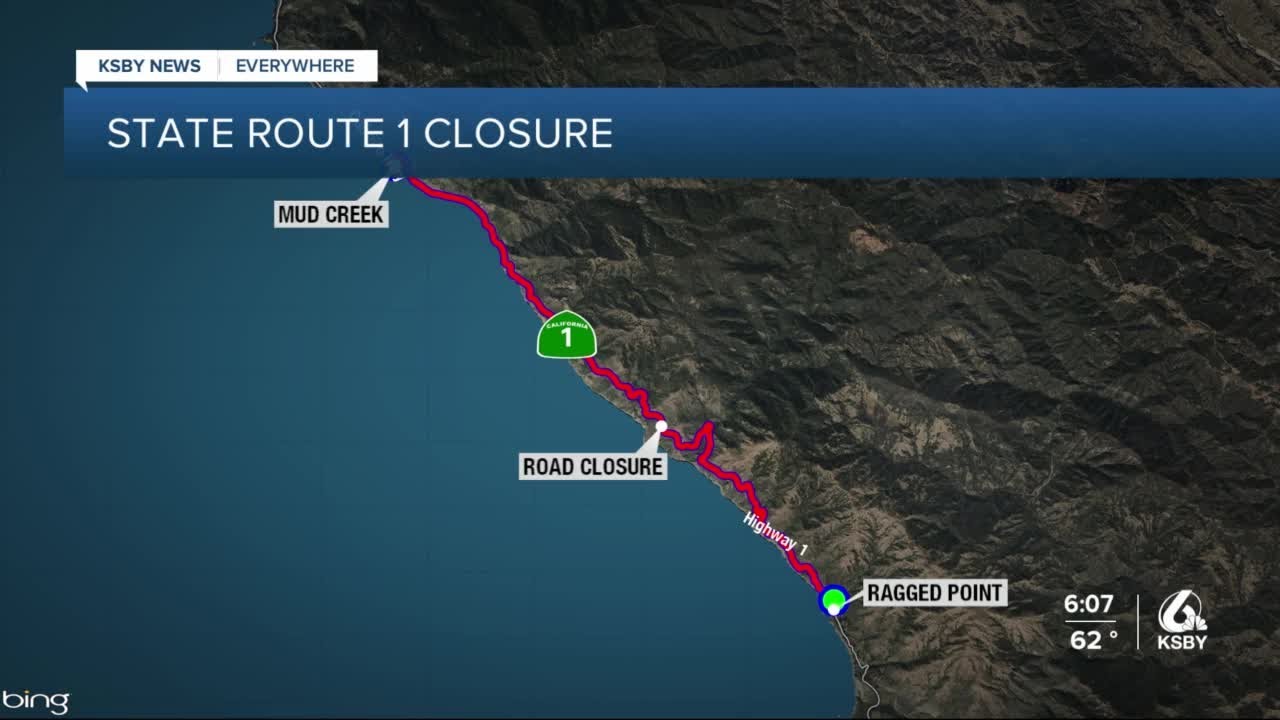 State Route 1 Closed Due To Rockslides YouTube State Route 1 Closed Due To Rockslides YouTube
