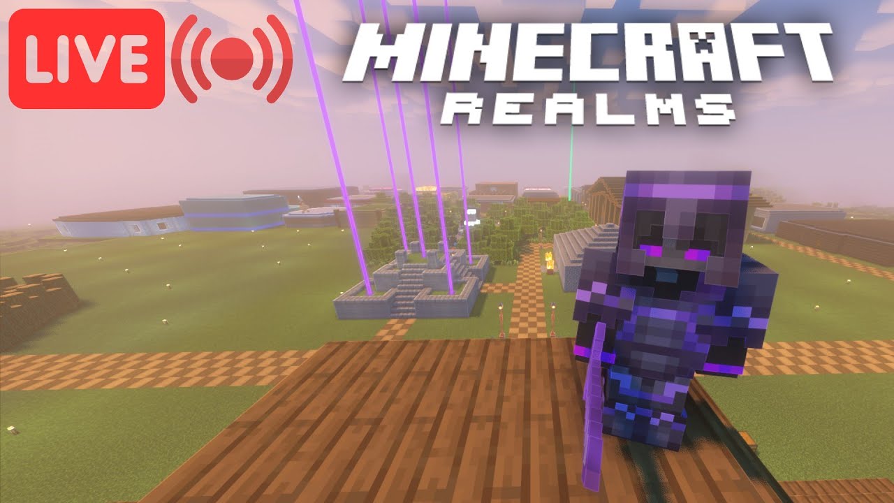 *LIVE* Part 1 Of Building Every Biome In Minecraft! Minecraft Realm ...